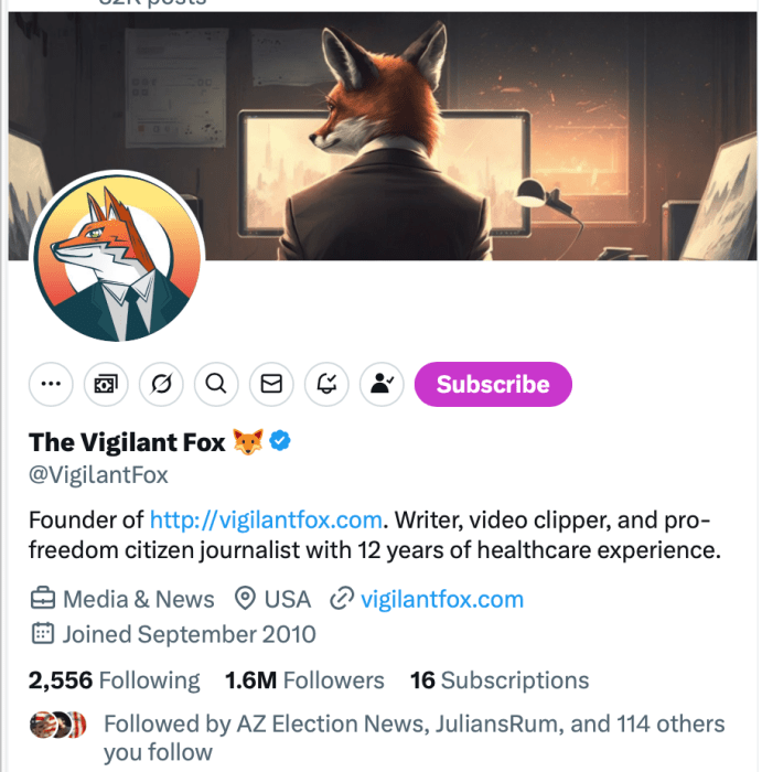 Are you keeping up with The Vigilant Fox? – The Radio Patriot